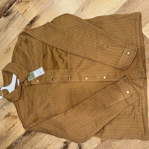 Shirts | Mens Brown Quilted Shacket | Poshmark